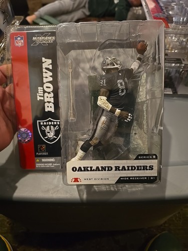McFarlane Sports Picks NFL Series 8 Oakland Raiders TIM BROWN #81 New ...