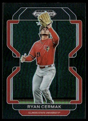 2022 Panini Prizm Draft Picks #PDP71 Ryan Cermak Black | eBay