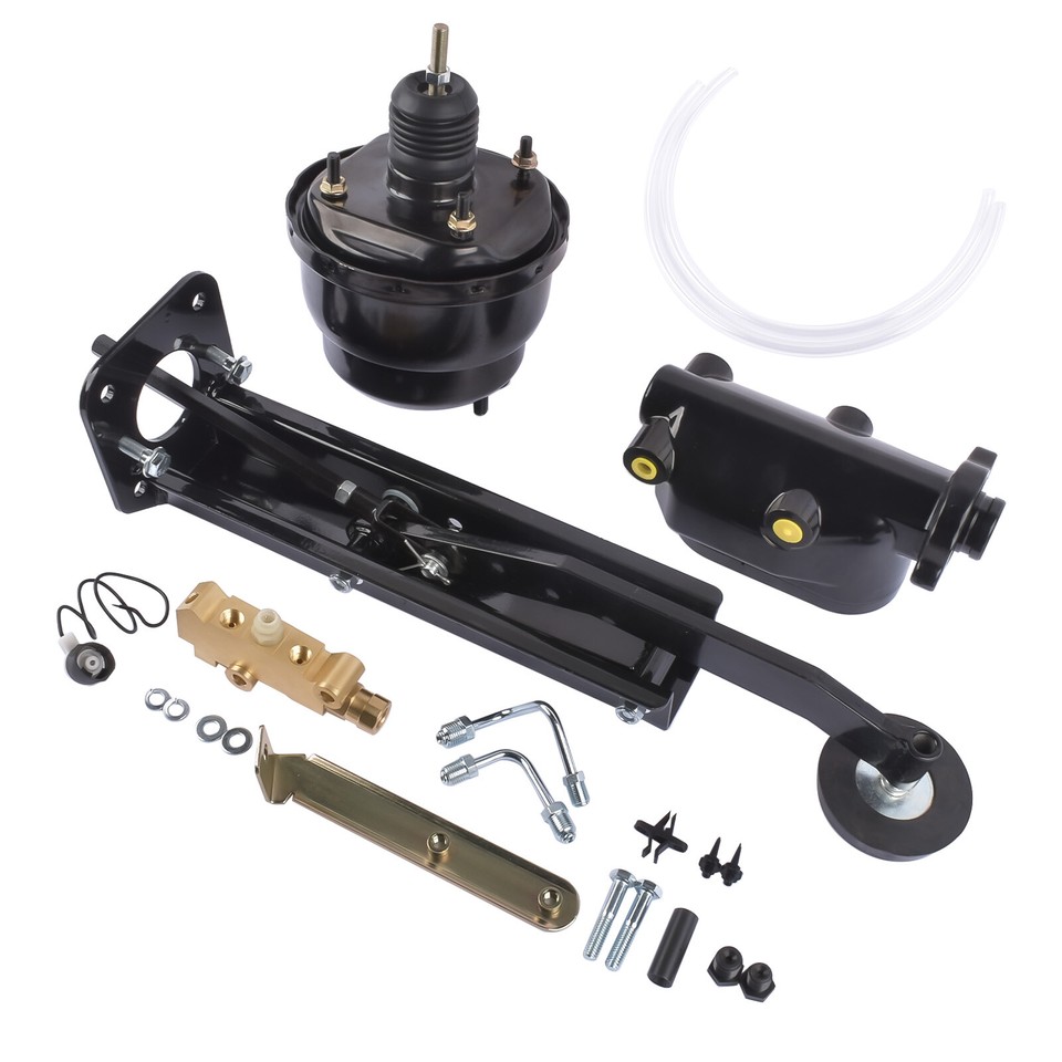 Universal 7" Dual Booster with 1" Bore Master Cylinder Disc Disc Prop ...