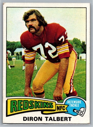 Diron Talbert 1975 Topps #106 Washington Redskins Football Card | eBay