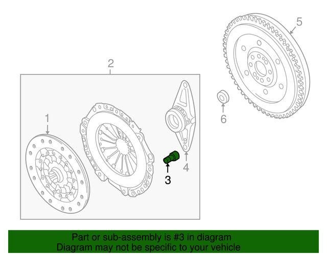 BMW 21207548052 Genuine OEM Factory Original Pressure Plate Bolt for ...