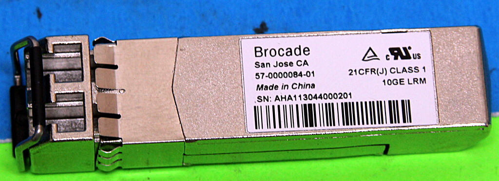 57-0000084-01 BROCADE RUCKUS 10G-SFPP-LRM 10GBase-LRM SFP+ Transceiver ...