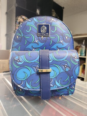 *NEW* Disney Club 33 Loungefly mini Backpack Le Salon Nouveau Stained ...