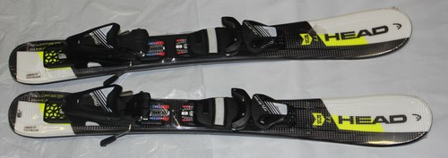 kids Skis NEW HEAD Supershape Team 77cm + size adjust bindings SLR4.5 ...