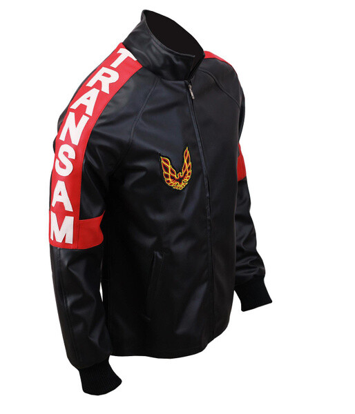 Burt Reynolds Smokey and the Bandit Red Trans Am Faux Leather Mens ...