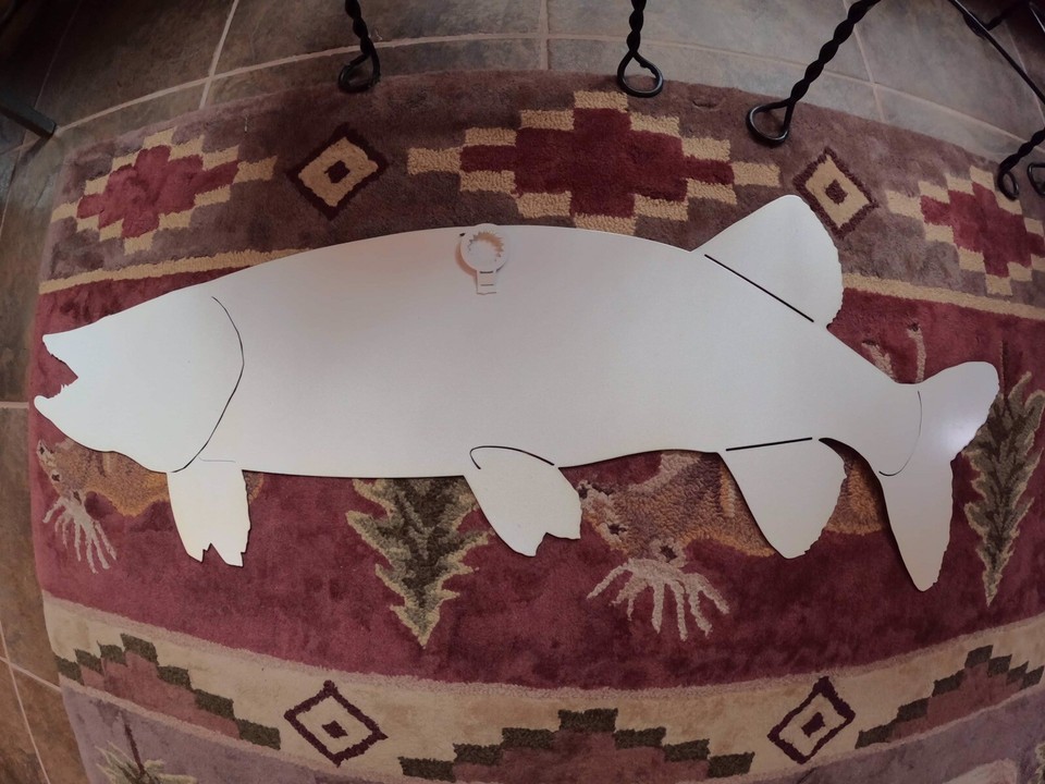 52” Tiger Muskie Fish Replica - Realistic Musky Metal Wall Mount ...