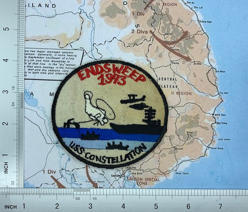 PATCH , US Navy USMC Vietnam Operation End Sweep Hiaphon Harbor ...