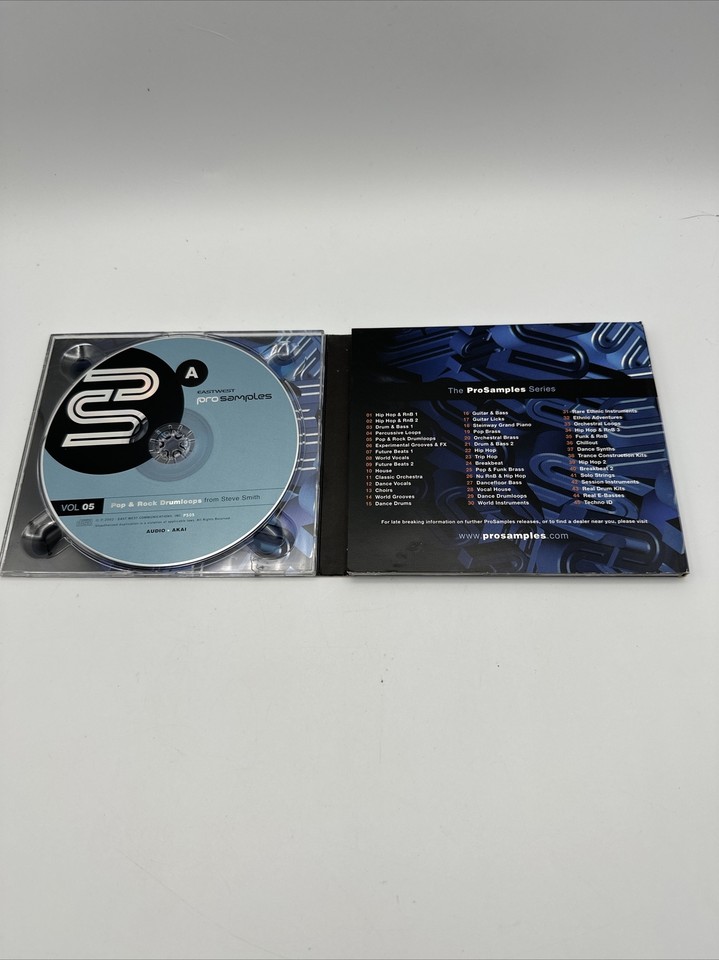 Pro Samples: Pop & Rock Drumloops From Steve Smith Drums Volume 5 PC CD ...