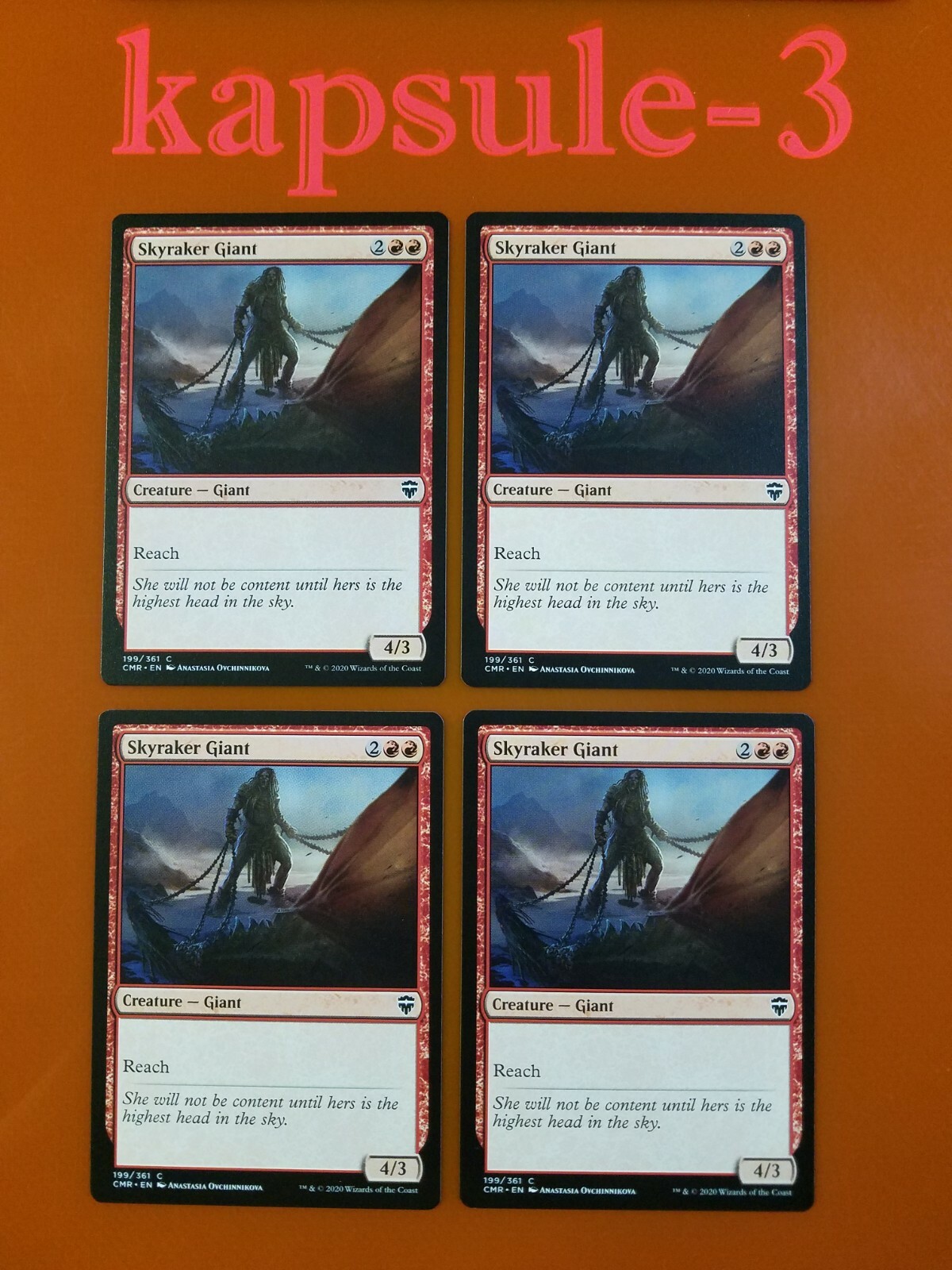 4x Skyraker Giant | Commander Legends | MTG Magic Cards | eBay