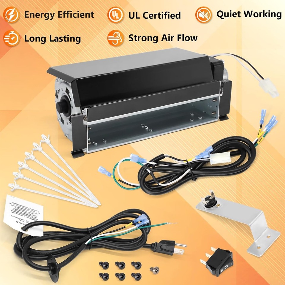 FIB100 Blower for Procom ,Duluth Forge Gas Fireplaces, FDF300R, FDI32R ...