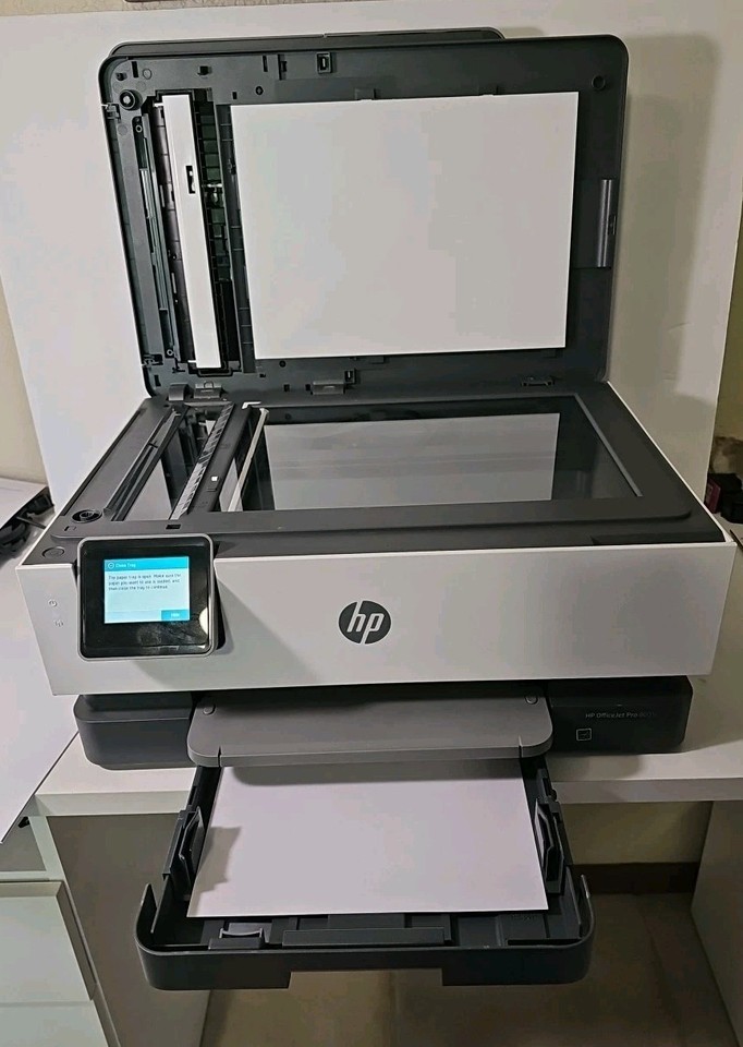 HP OfficeJet Pro 8035 All-In-One Inkjet Printer - Grey. Good Ink, Low ...