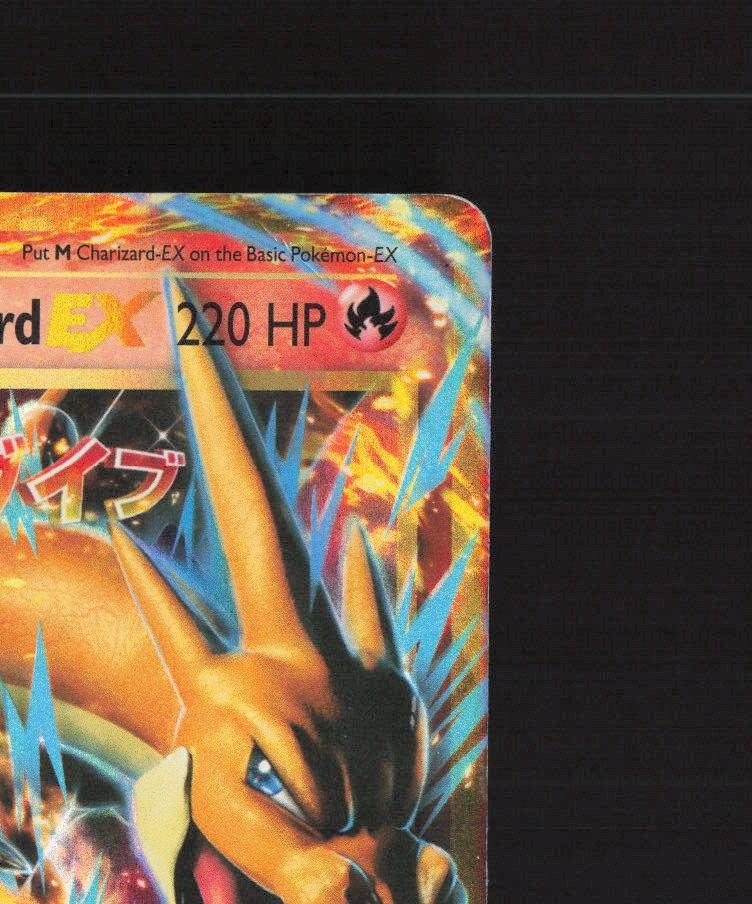 Mega M Charizard EX 13/108 Evolutions Ultra Rare Holo Pokemon Card DMG ...
