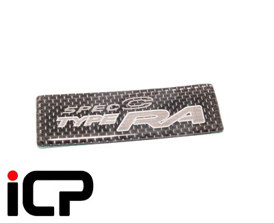 Carbon Fibre Spec C Boot Lid Badge Fits: Subaru Impreza WRX STi Spec C ...