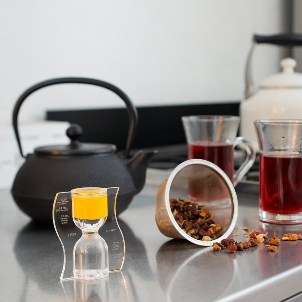 Paradox 5 Minute Tea Timer / Hourglass - Sand Flows from Bottom to Top ...