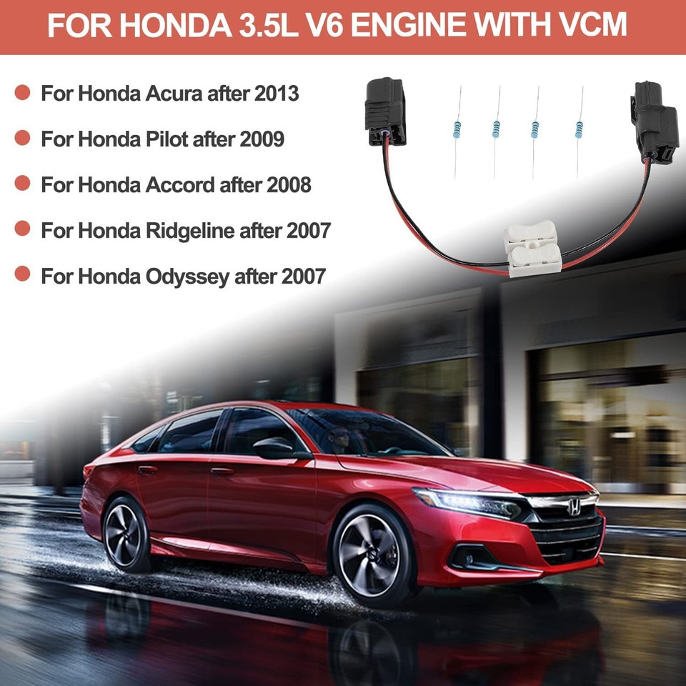 VCM Disable Kit Harness w/ Plugs For Honda Acura Pilot Accord Odyssey 3 ...