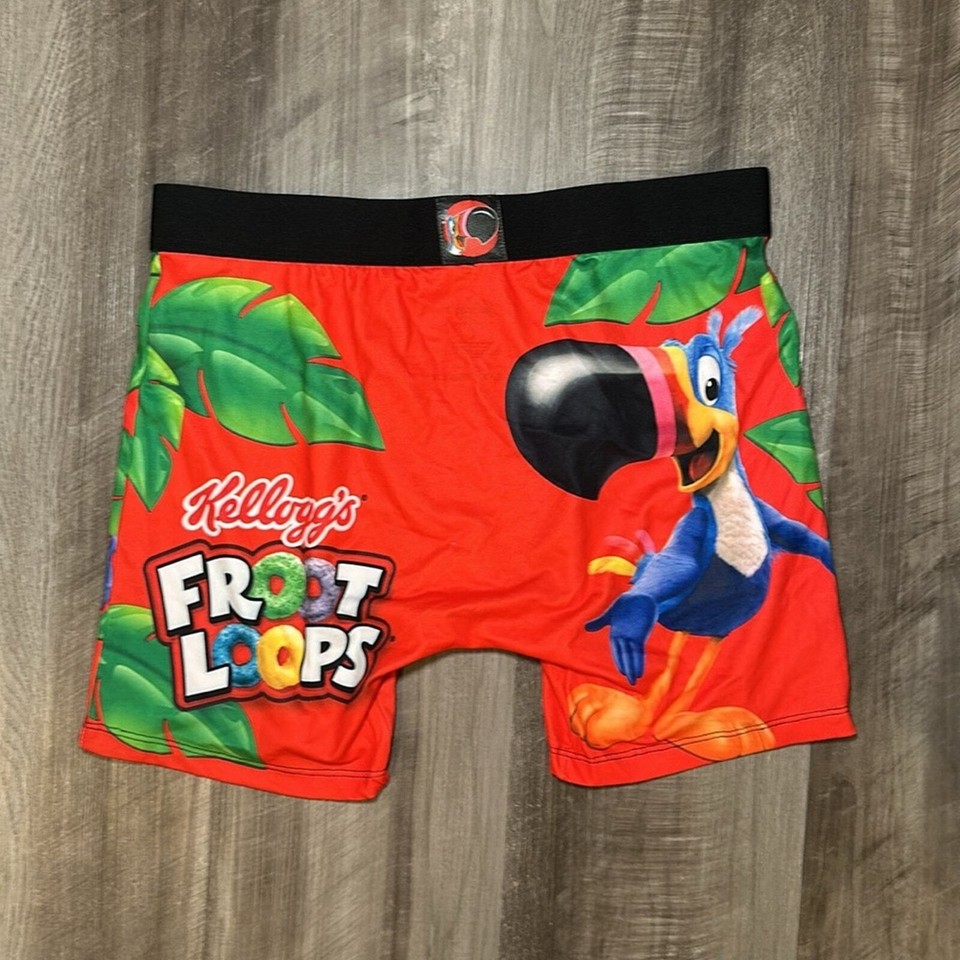 Froot Loops Crazy Boxer Boxer Brief - Large | eBay