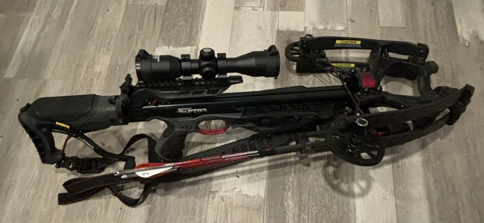 Barnett Hyper Raptor 410 FPS Compact Crossbow Package w/ Scope and ...