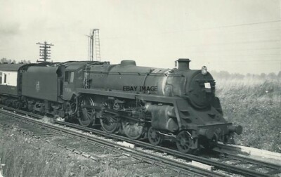 PHOTO BR STANDARD CLASS 5MT 4-6-0 NO 73086 WITH BR1B TENDER SOMEWHERE ...