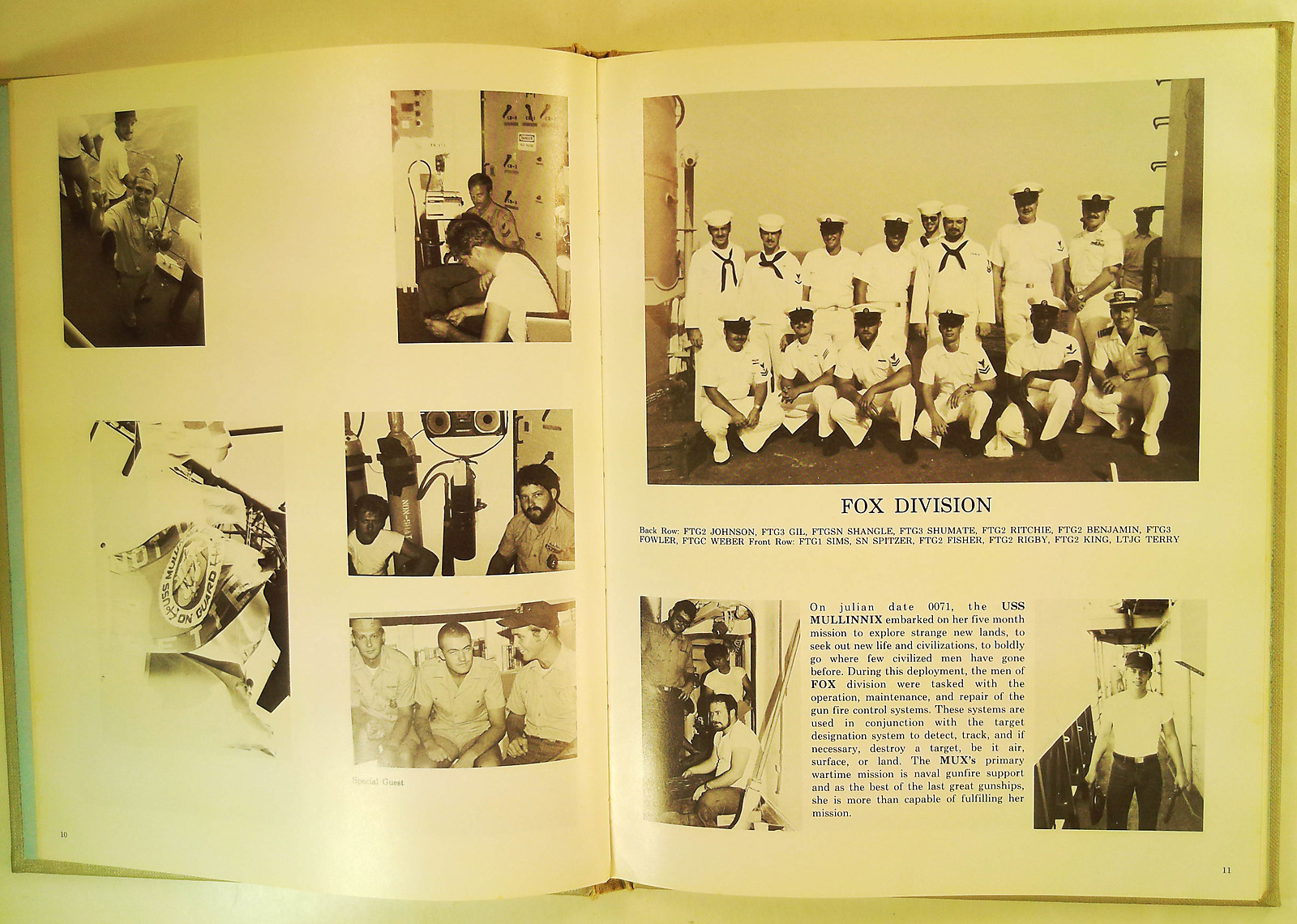 USS Mullinnix (DD-944) 1980 Middle East Cruise Book Navy Deployment ...