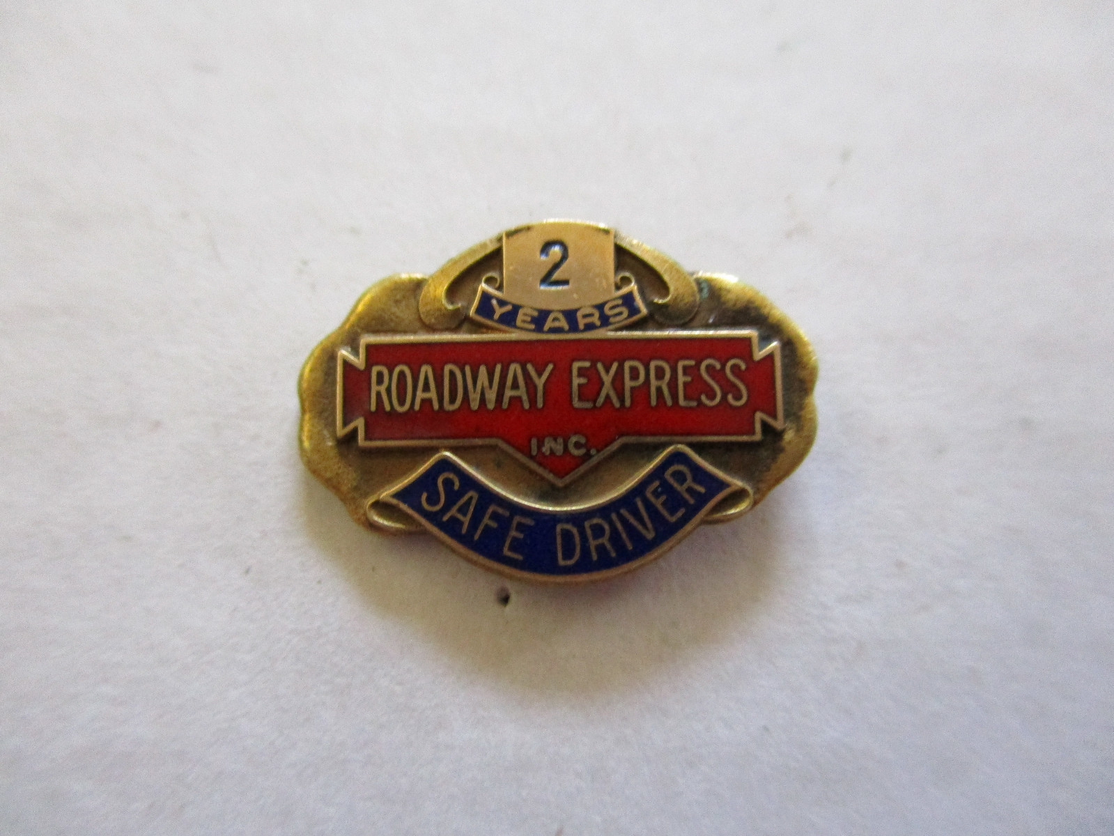 vintage Roadway Express 2yr Trucker Trucking Safety Award Safe Driving ...