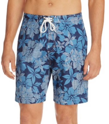 Trunks Floral Checker Swim Trunks Marine/Blue Dust-XXL | eBay