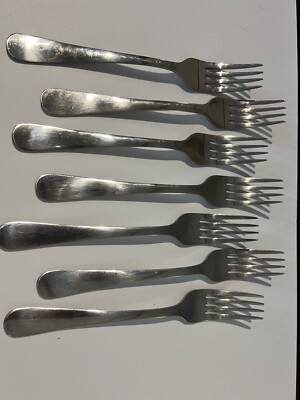 Seven 7 Forks Dinner Forks Stainless Steel | eBay