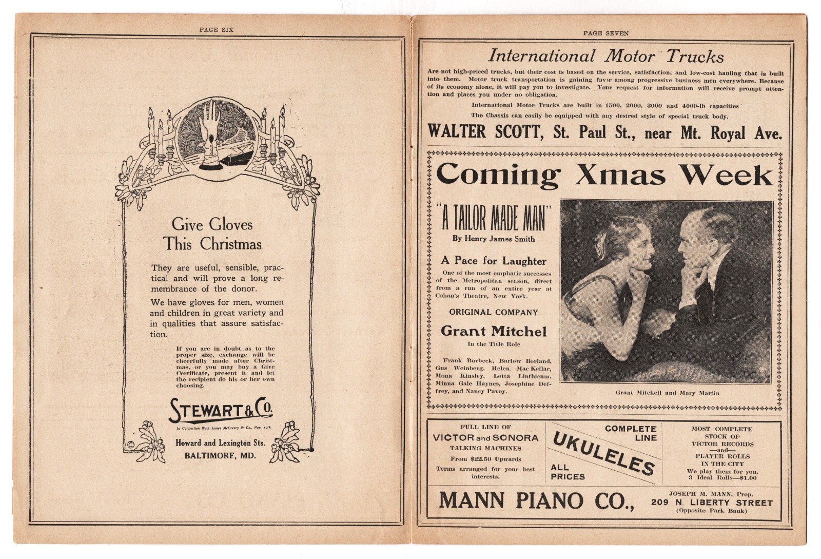 Mitzi Hajos "HEAD OVER HEELS" Irving Beebe / Jerome Kern 1918 Baltimore ...