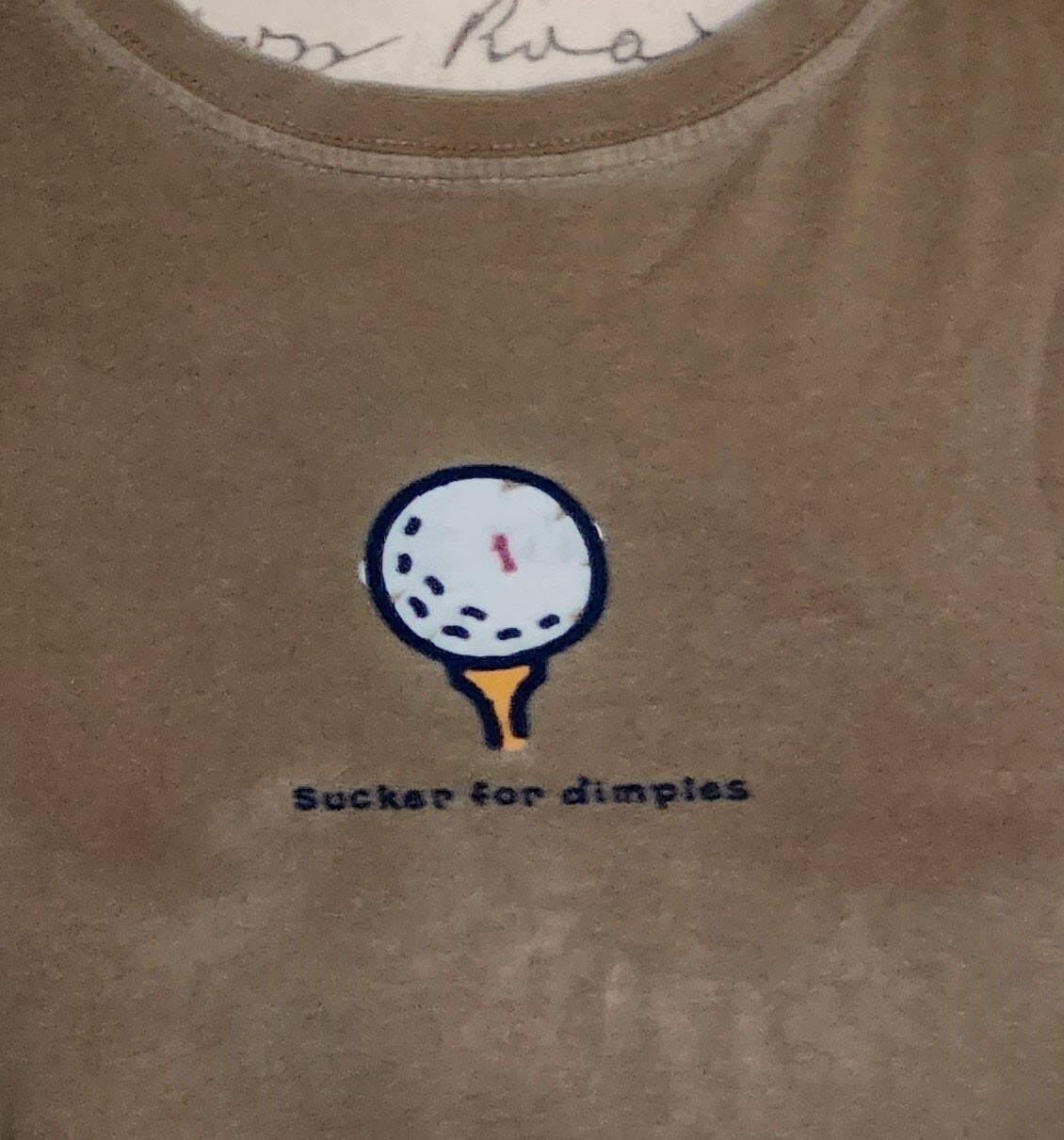 Life is Good Women's Tee Size M Brown - Sucker for dimples | eBay