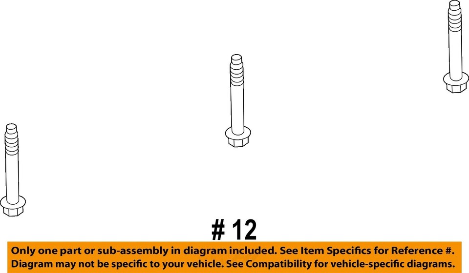 GM OEM 01-24 Aurora Cab Cab Assembly-Mount Bolt 11562587 | eBay