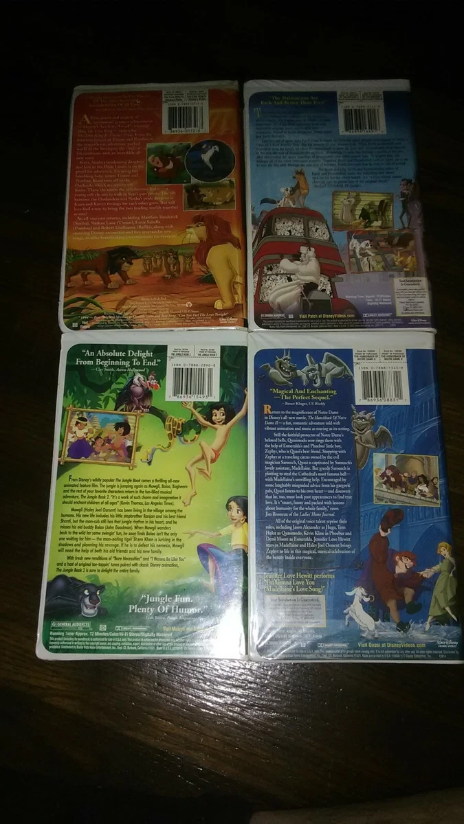 LOT OF Kids Family VHS Movies Jungle Book Lion King Chicken, 40% OFF