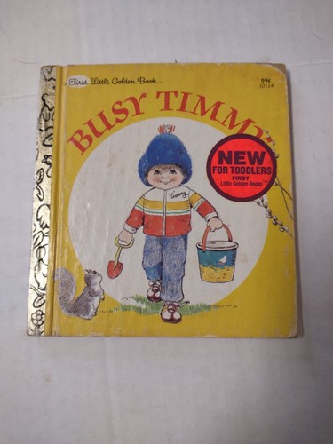 Busy Timmy (Little Golden Book) Hardcover By Kathryn and Byron Jackson ...