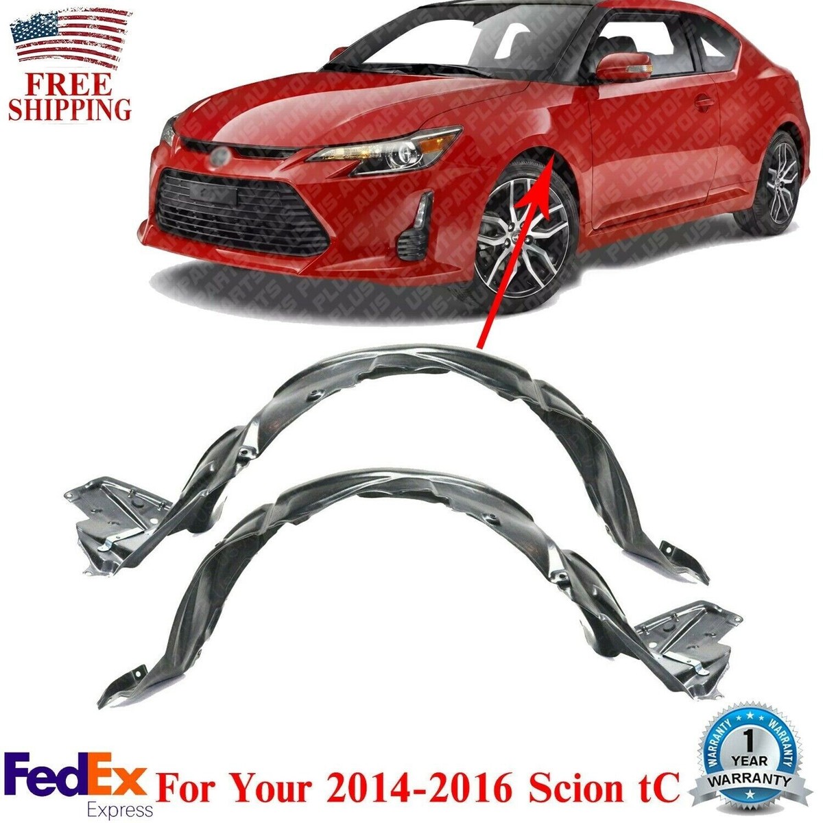 2007 Scion Tc Front Lower Shield