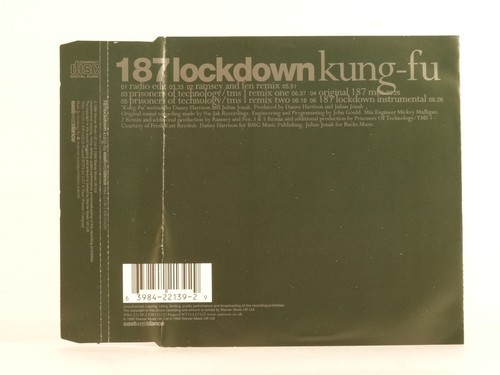 187 LOCKDOWN KUNG-FU (X13) 6 Track CD Single plus Picture Sleeve EAST ...