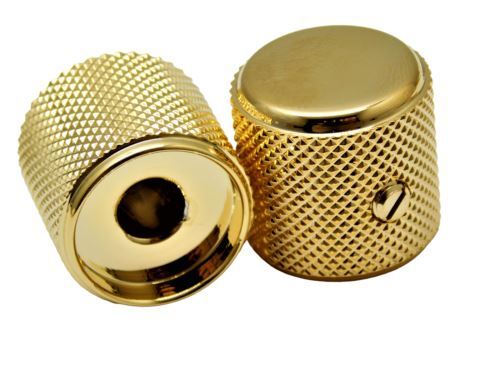 Gold Light Weight Aluminum Telecaster Knobs sold shaft 1/4" | eBay