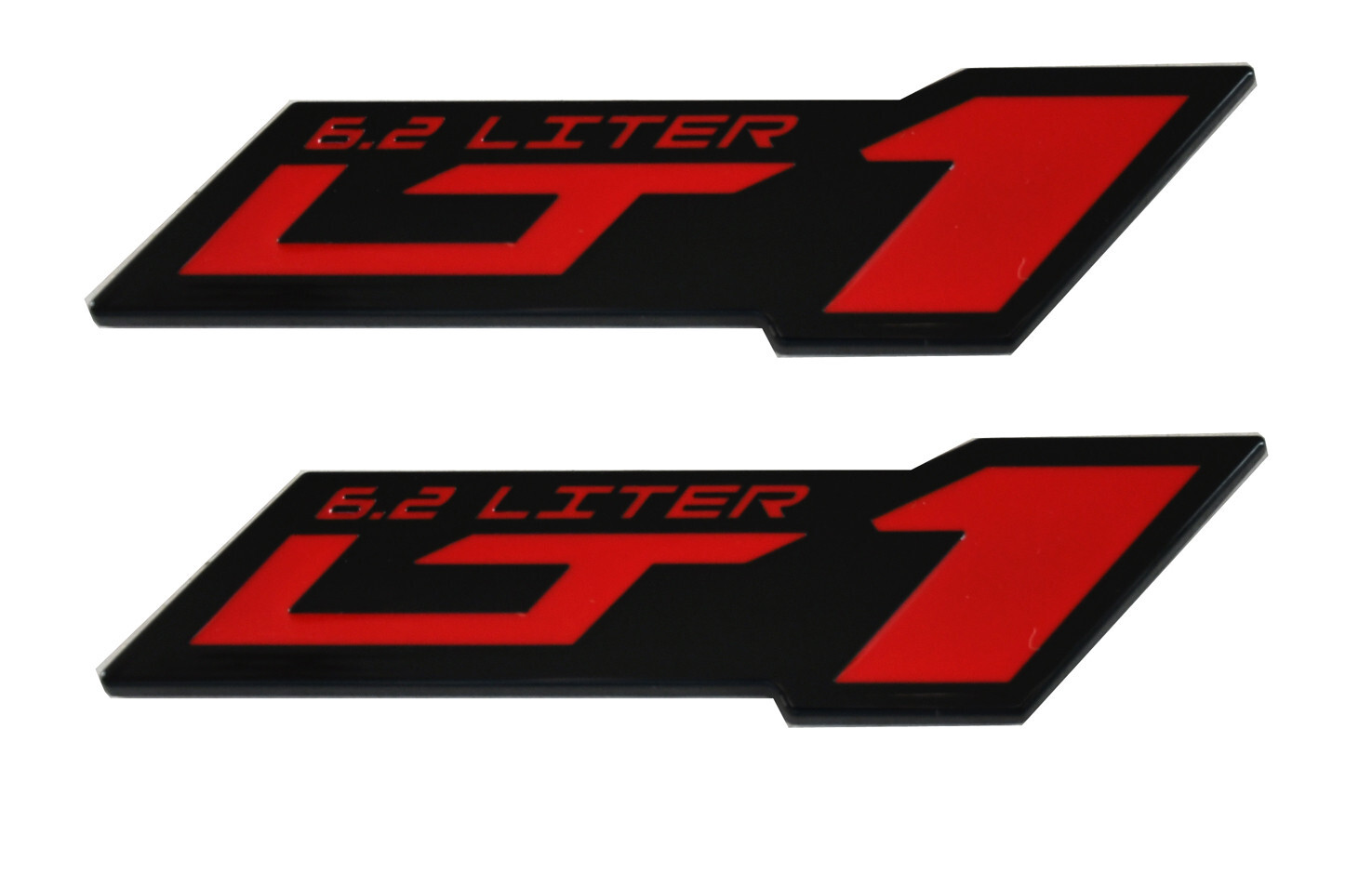 2pcs LT 1 6.2 Liter "ZR1" Emblem Engine Hood Badge Decal for C4 C7 ...