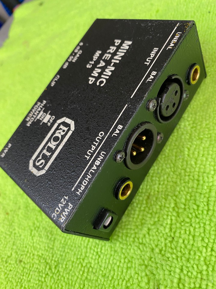 Rolls MP-13 Mini Microphone Preamp | eBay