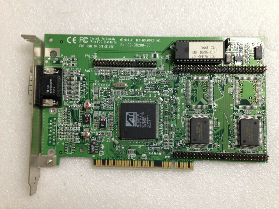 ATI 3D Rage II (109-38200-00, 1023820300) PCI VGA Video Card | eBay
