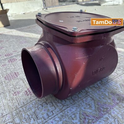 MIFAB BV-1008 Cast Iron Backwater Valve, 8-Inch, UPC Approved, Heavy ...