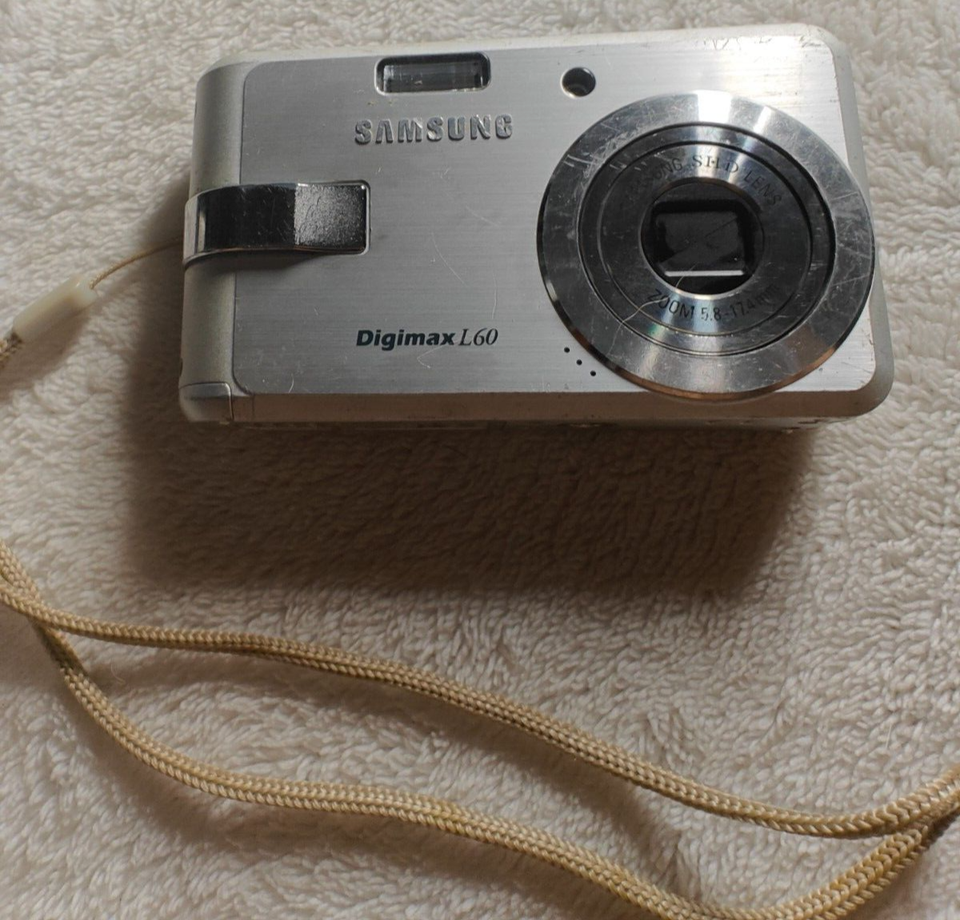 Samsung Digimax L60 6.0MP Digital Camera - Silver 44701006169| eBay