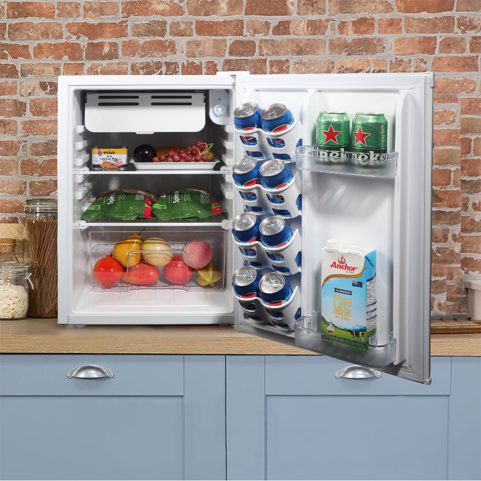 Panana 70 L Small Black Mini Deep Fridge Compact Huge Savings Table Top ...