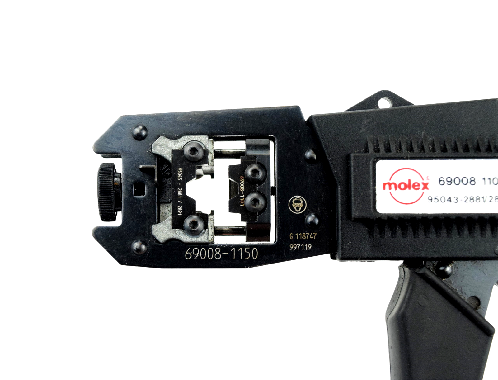 Hand Crimp Tool Parallel Action Crimping Tool - Telecom Plug | Molex ...