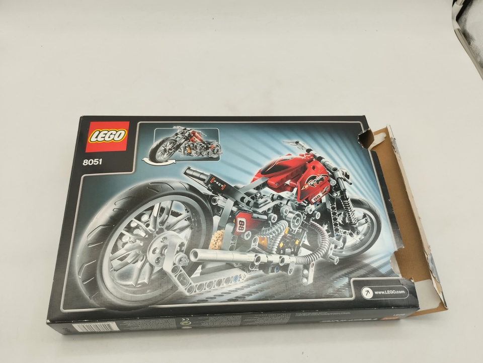 LEGO 8051 Motorbike Motorcycle Technic Technology New MIB Sealed Bag ...