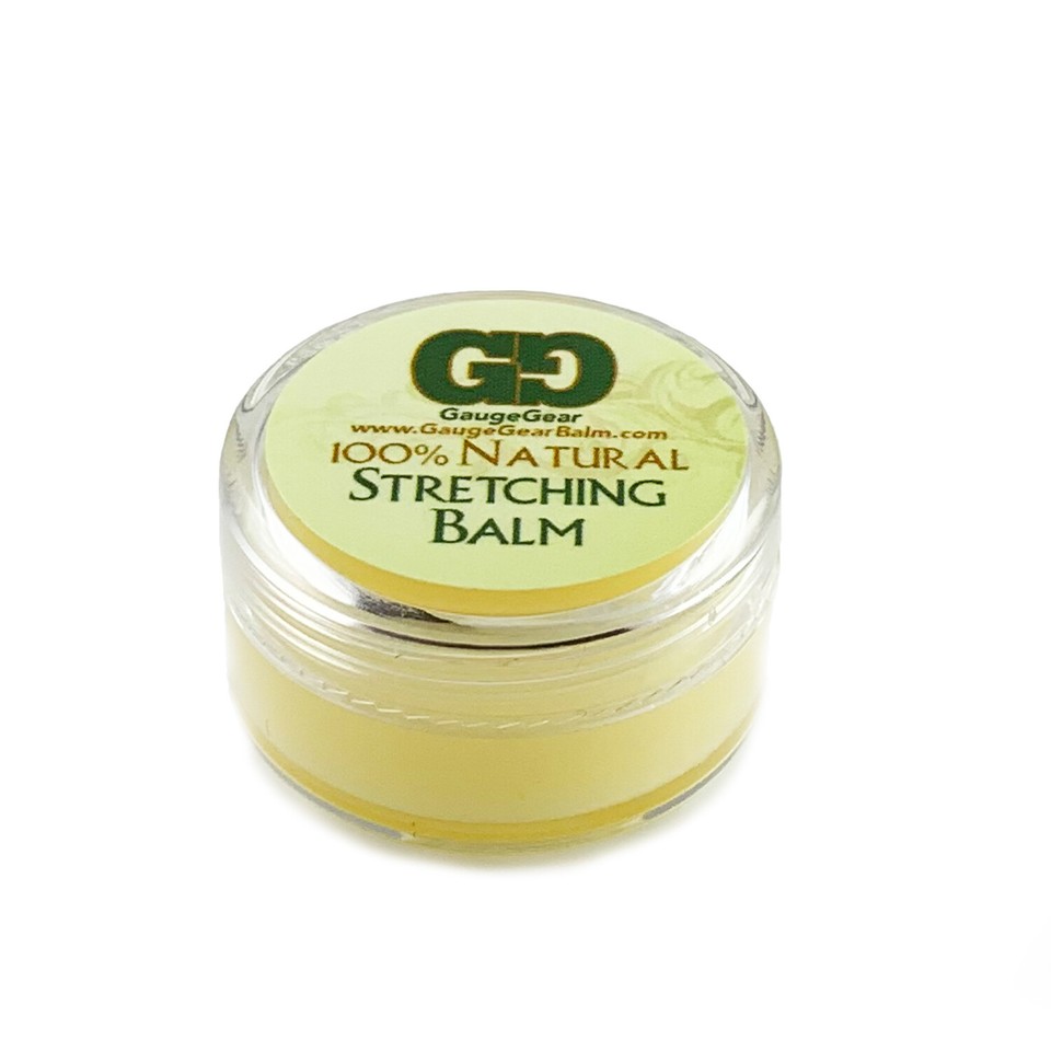 Gauge Gear Ear Stretching Balm Cream, Used for Plugs, Tapers, Expanders ...