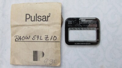 VINTAGE NOS ORIGINAL SEIKO PULSAR CRYSTAL BA0W59LZ10 FOR WATCH WC1 | eBay