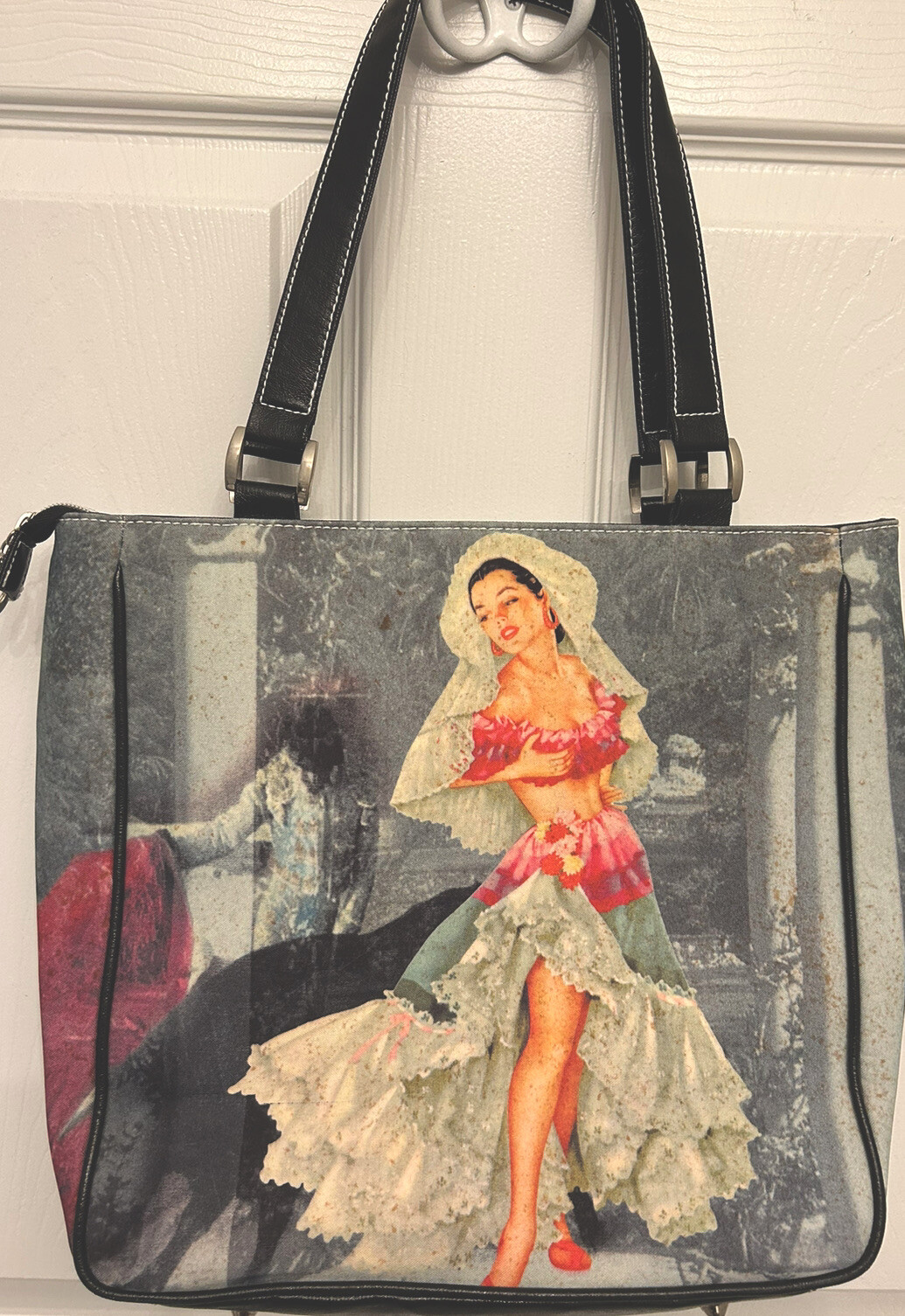 Far Nine Vintage Style Spanish Dancer Pin-up Purse To… - Gem