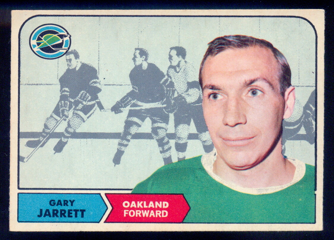1968-69 OPC O PEE CHEE NHL Hockey #87 GARY JARRETT NM OAKLAND GOLDEN ...