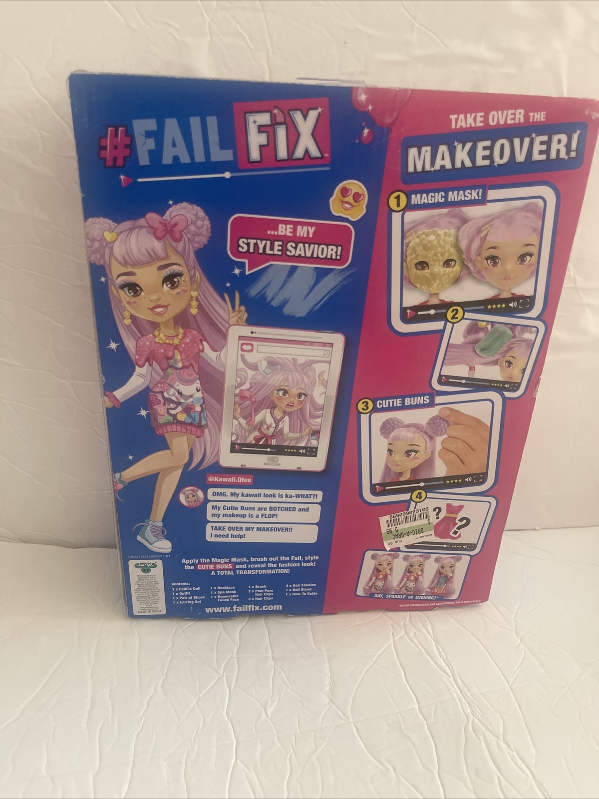 FailFix Take Over the Makeover Doll Kawaii.Qtee Surprise Fashion 2019 ...