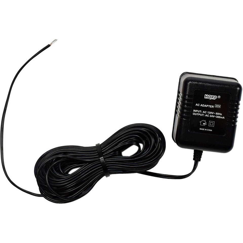 HQRP 24V AC Adapter Transformer for Ring Doorbell Thermostats C-Wire ...
