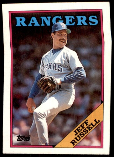 1988 TOPPS JEFF RUSSELL TEXAS RANGERS #114 | eBay
