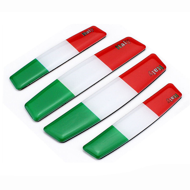 4PCS IT Italy Badge AR DOOR BUMPER STRIP Decal Emblem Sticker For IT ...